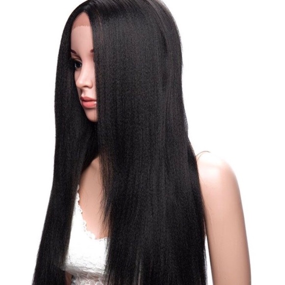 Accessories | Vera 24 Black Yaki Texture Lace Front Wignwt | Poshmark